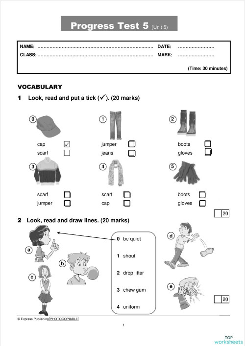 Smiles 3 Module 3 Unit 5. Interactive worksheet | TopWorksheets