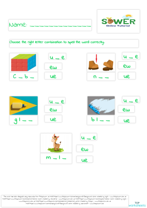 Phonics Long vowel Uu, Hard and Soft Cc/Gg. Interactive worksheet | TopWorksheets