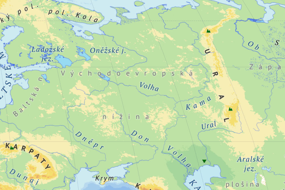 Východní Evropa. Interaktivní pracovní list | TopWorksheets