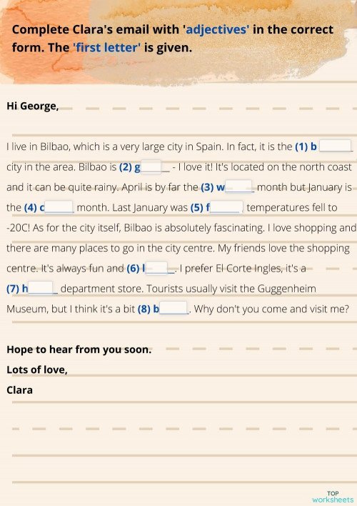 U4-Vocabulary review (a) (1). Interactive worksheet | TopWorksheets