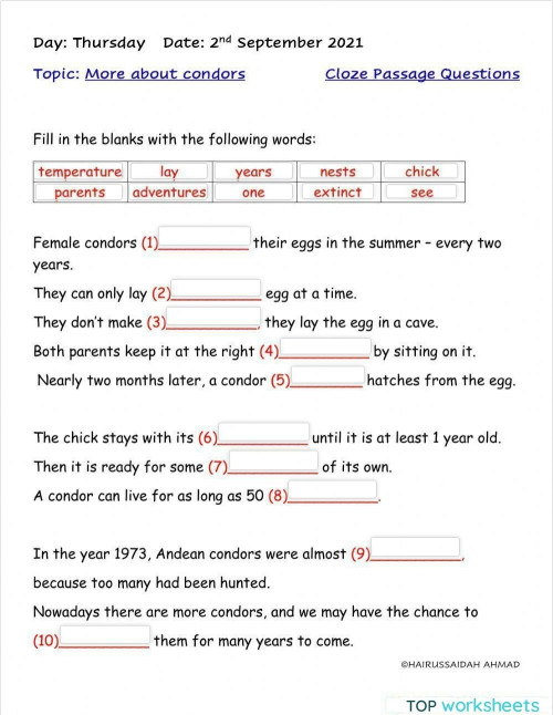 B1.2 Reading: Matching headings. Interactive worksheet | TopWorksheets