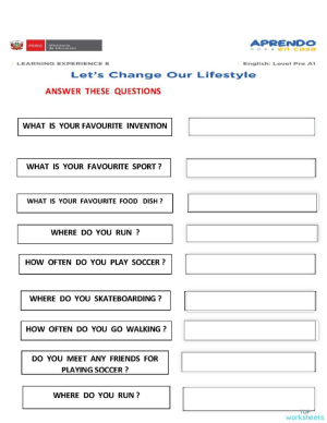 QUESTIONS WITH WHAT-WHERE-HOW OFTEN. Interactive worksheet | TopWorksheets
