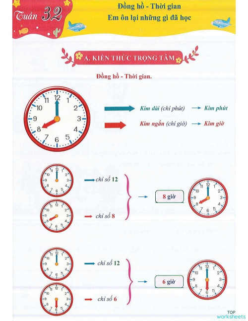 TOÁN 1 - TUẦN 32. Interactive worksheet | TopWorksheets