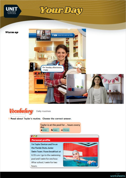 This is a desk. Interactive worksheet | TopWorksheets