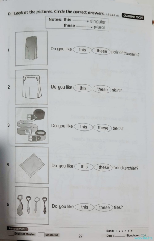 English Y2 Exe p27. Interactive worksheet | TopWorksheets