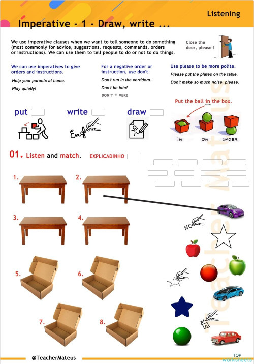 8th Grade Listening Test 3rd Term. Interactive worksheet | TopWorksheets