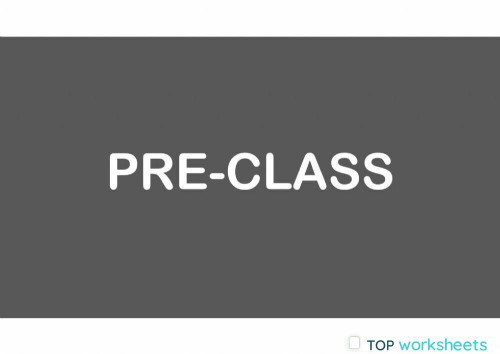 Title Pre-Class. Interactive worksheet | TopWorksheets