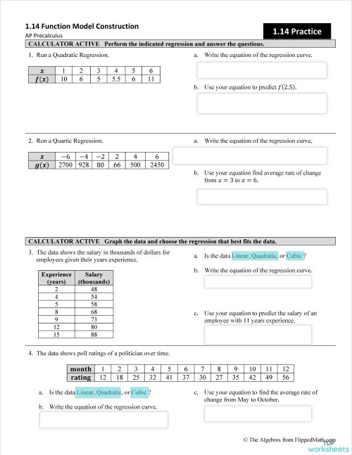 Precalculus: interactive worksheets and online exercises | TopWorksheets