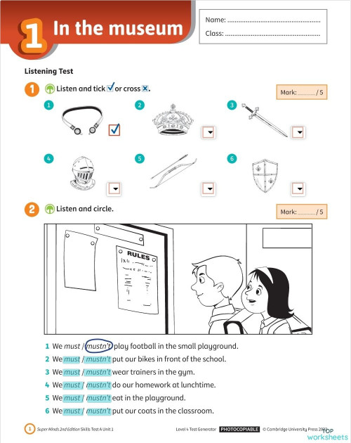 SM4 - Unit 1. Interactive worksheet | TopWorksheets