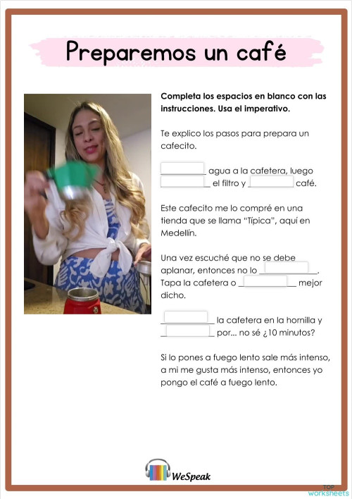 Pretérito Indefinido. Ficha interactiva | TopWorksheets