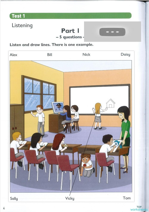 Coliin Mover A1 test 1. Interactive worksheet | TopWorksheets