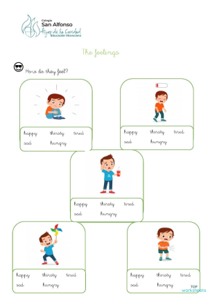 THE FEELINGS . Interactive worksheet | TopWorksheets
