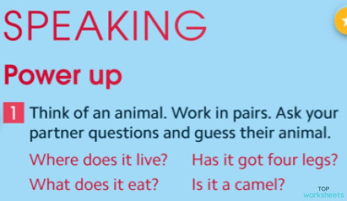 Animal magic Speaking. Interactive worksheet | TopWorksheets