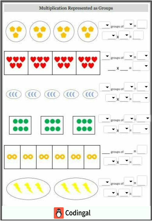 M_G02M10L43_WC02_Introduction of Arrays. Interactive worksheet | TopWorksheets