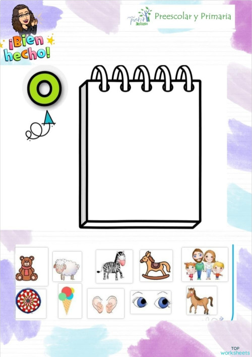 objetos y su letra. Ficha interactiva | TopWorksheets