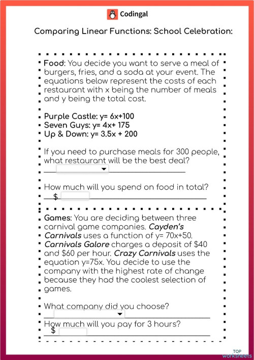 M_G08M13L34_WE02_Compare_Functions_. Interactive worksheet | TopWorksheets