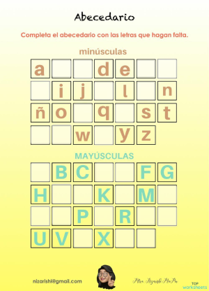 Fichas interactivas y ejercicios online en español | TopWorksheets