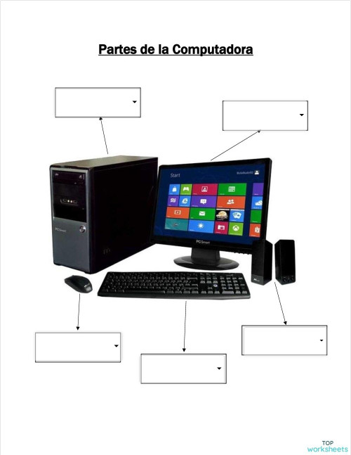 Ficha Interactiva De Partes De La Computadora Para 1 De Primaria ... Ficha Interactiva De Partes De La Computadora Para 1 De Primaria ...