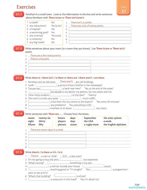 Let's go 2 Unit 1 At School. Interactive worksheet | TopWorksheets