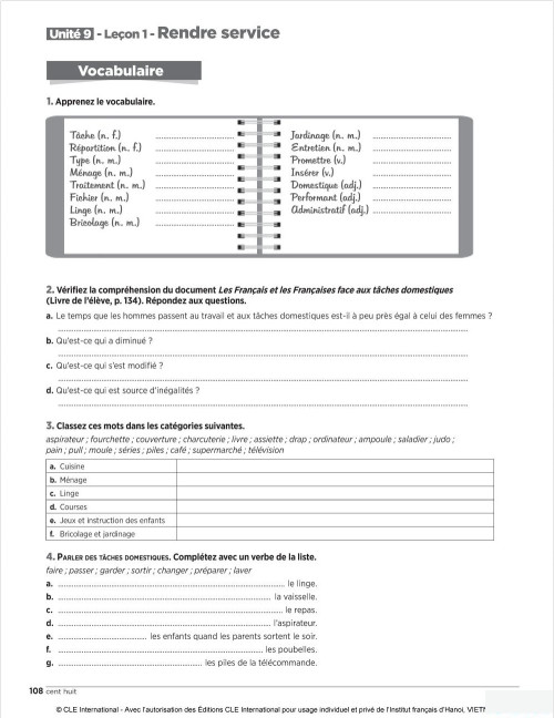 unité 9- vivre ensemble. Fiche interactive | TopWorksheets