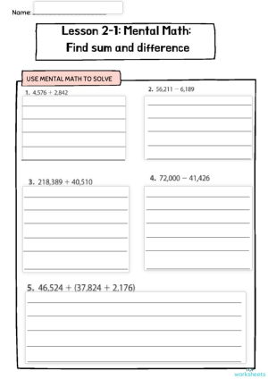 Algebra: interactive worksheets and online exercises | TopWorksheets