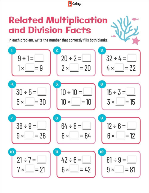 M_G02M11L51_WC01_Division and Multiplication Relationship. Interactive ...