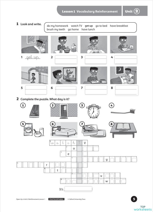 vocabulary 1 - UNIT 2. Interactive worksheet | TopWorksheets