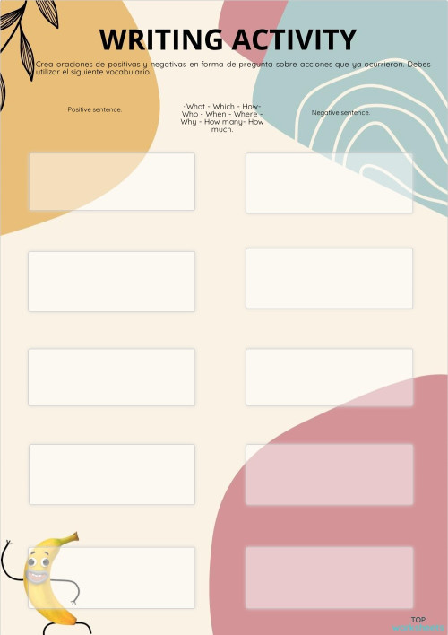 LISTENING AND WRITING PRACTICE. Ficha interactiva | TopWorksheets