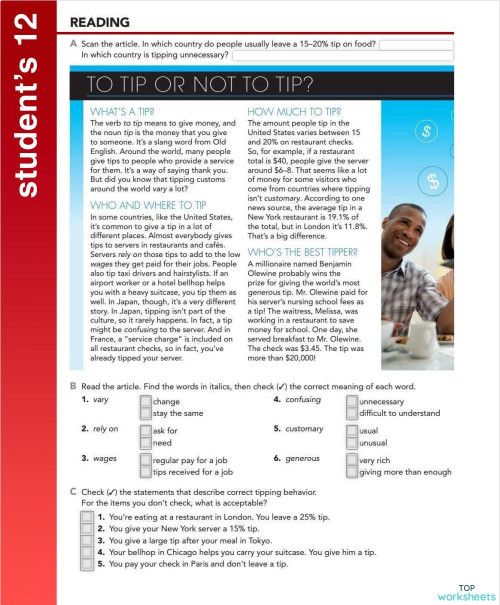 IC113 Student's 12. Interactive worksheet | TopWorksheets