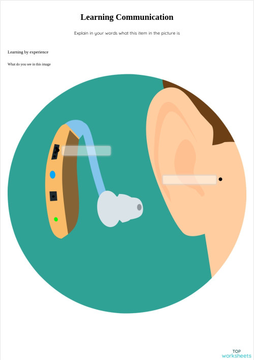Learning Communication. Interactive worksheet | TopWorksheets
