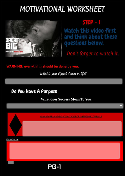 motivation: interactive worksheets and online exercises | TopWorksheets