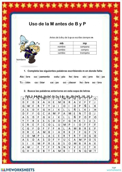 Ortogr. ca co cu que qui. Ficha interactiva | TopWorksheets