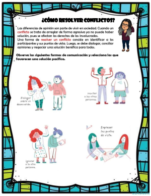 ¿CÓMO RESOLVER CONFLICTOS? . Ficha interactiva | TopWorksheets