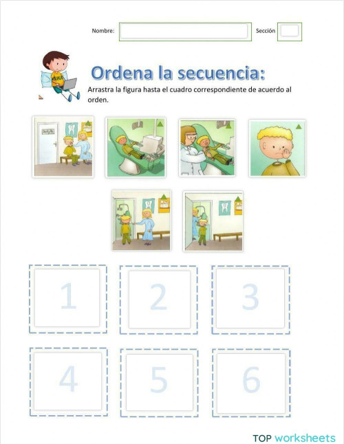 Secuencias 5. Ficha interactiva | TopWorksheets