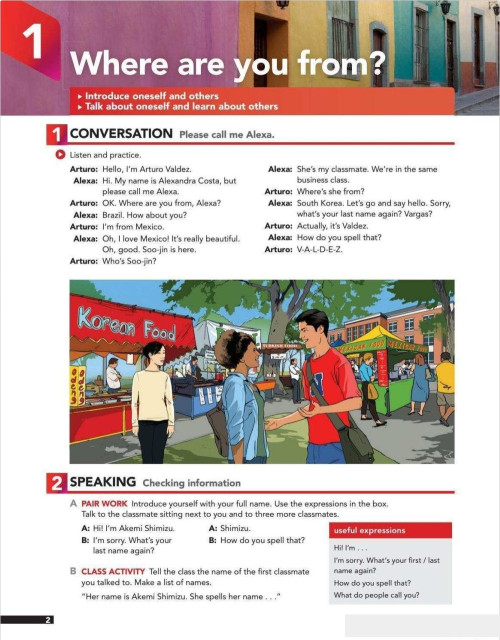 unit 1 -where are you from. Interactive worksheet | TopWorksheets