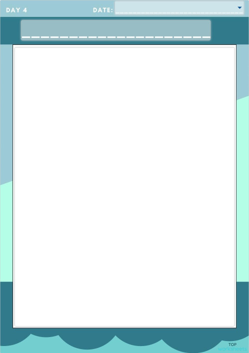 Kayaking Trip Writing. Interactive worksheet | TopWorksheets