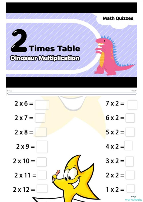 Multiplication and Division Fact Families. Interactive worksheet ...