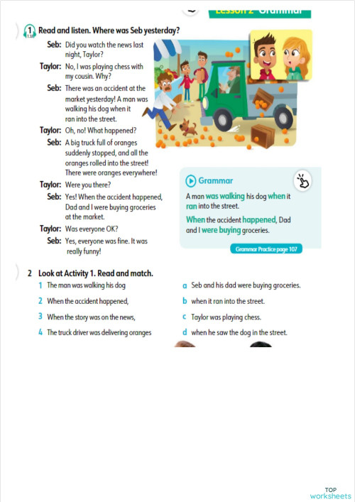 SI 5 U3 reading. Interactive worksheet | TopWorksheets