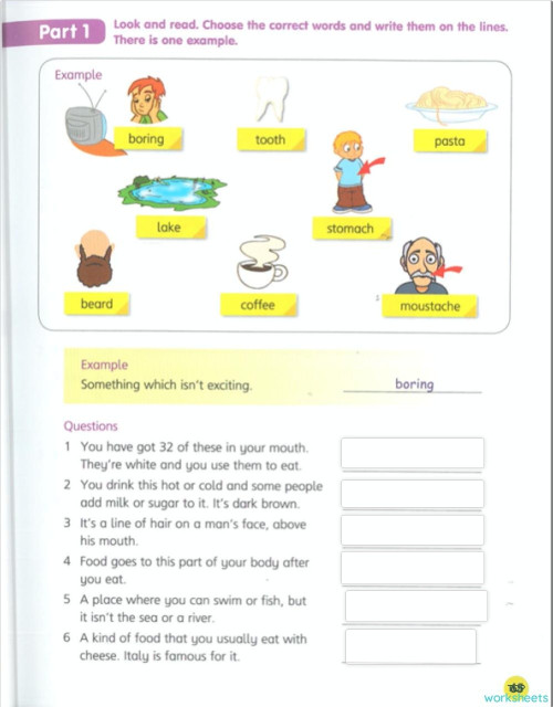 Test 4 GM all parts of reading. Interactive worksheet | TopWorksheets