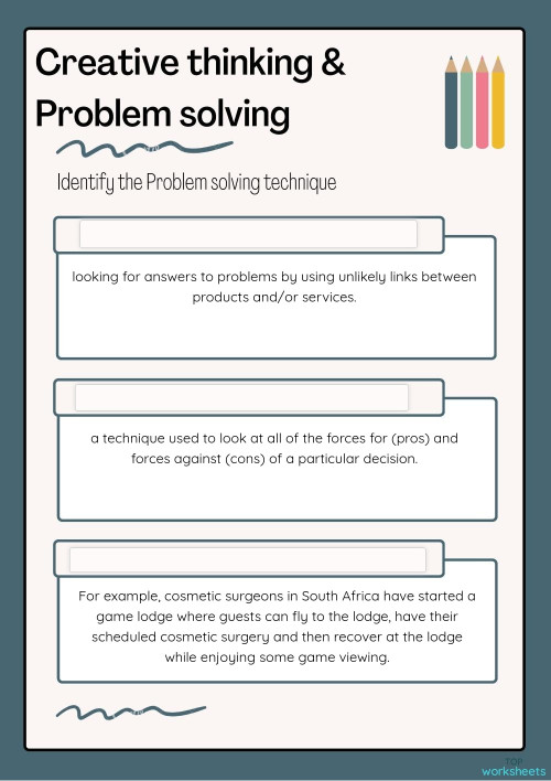 Creative Thinking Skills Worksheets creative-thinking-skills-worksheets