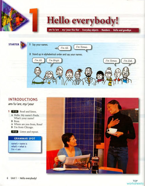 cc2 unit 1. Interactive worksheet | TopWorksheets