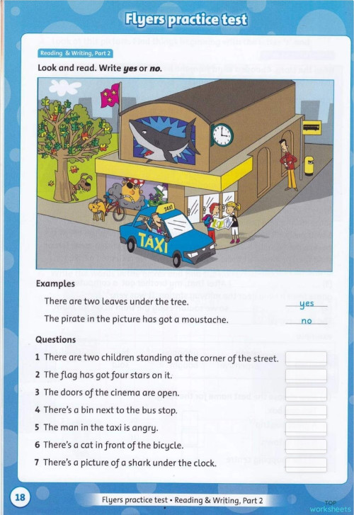 000 6th Reading and Writing Part 2. Interactive worksheet | TopWorksheets