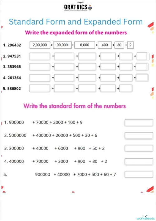 Number System GGG. Interactive worksheet | TopWorksheets