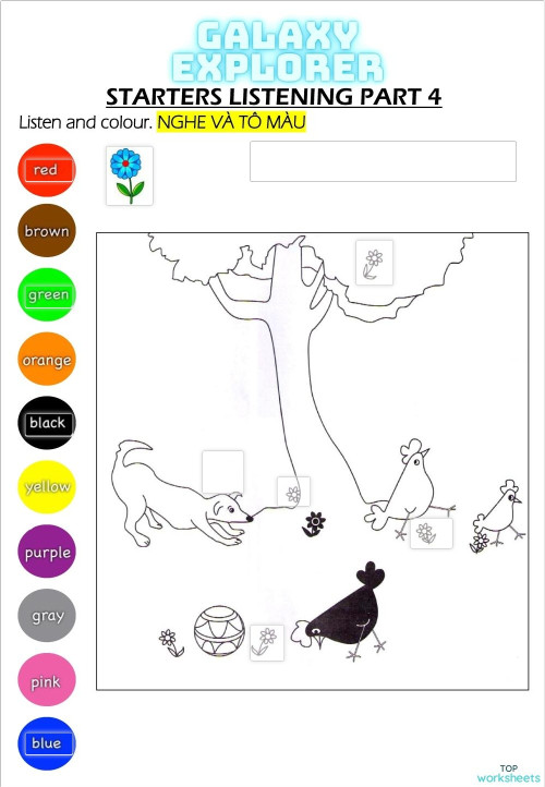 Listening 4.1. Interactive worksheet | TopWorksheets