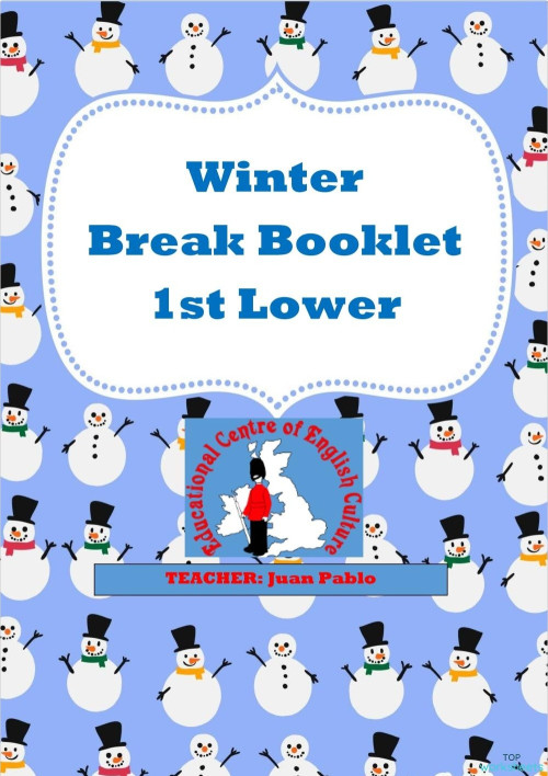 Winter Booklet. Interactive worksheet | TopWorksheets