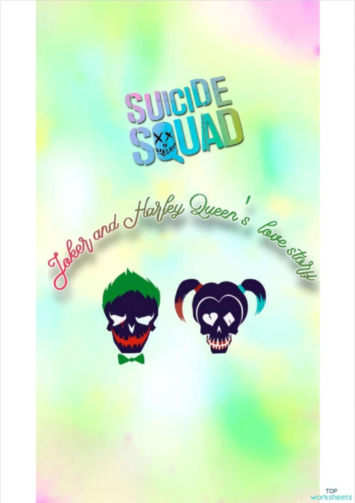 Joker and Harley. Interactive worksheet | TopWorksheets