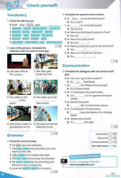 GG2 WB 5.7. Interactive worksheet | TopWorksheets