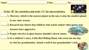 Restrictive & Non-restrictive Adj.. Interactive worksheet | TopWorksheets