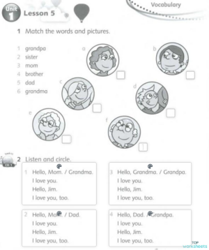 Year 1: interactive worksheets and online exercises | TopWorksheets