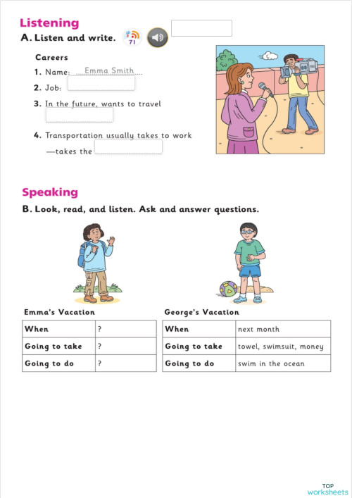 Flyer Practice 2. Interactive worksheet | TopWorksheets